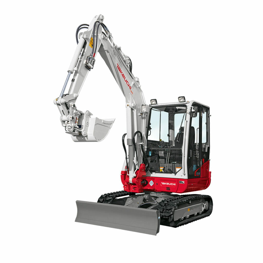 TAKEUCHI-Minibagger TB 240 MSA - Behrens + Lüneburger Baumaschinen