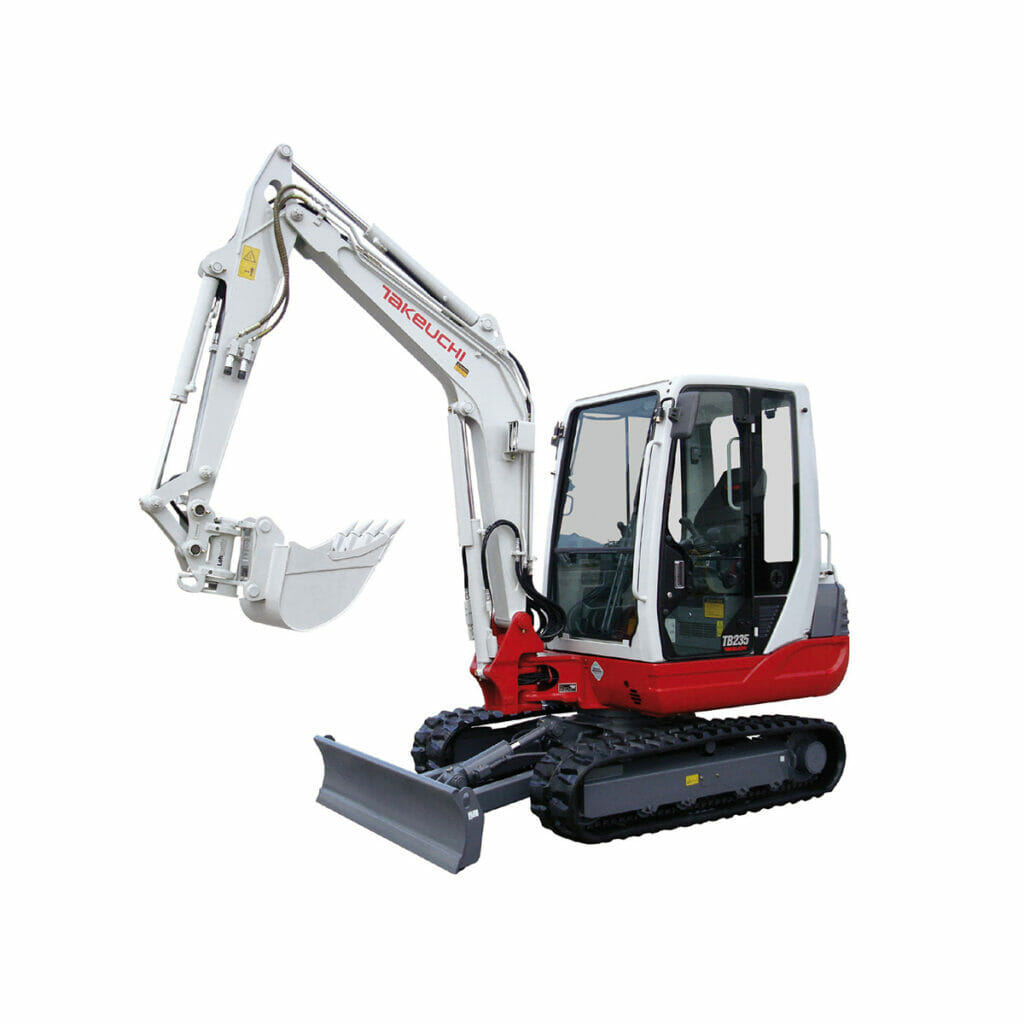 TAKEUCHI-Minibagger TB 225 A - Behrens + Lüneburger Baumaschinen